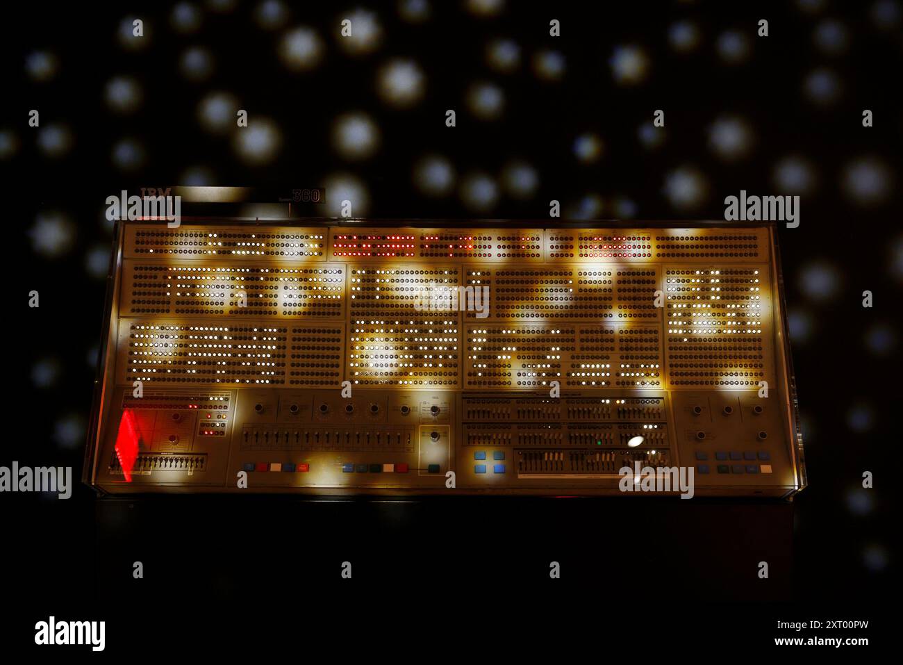 New York, United States. 12th Aug, 2024. An IBM System 360 Model 91 is ...