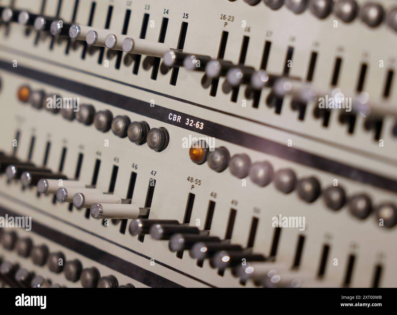 New York, United States. 12th July, 2024. An IBM System 360 Model 91 is ...