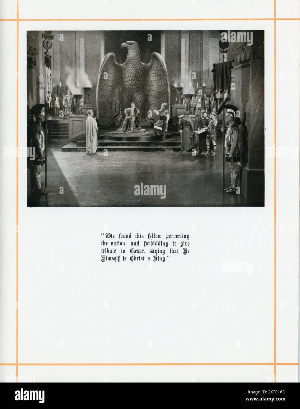 H.B. WARNER as Jesus Christ VICTOR VARCONI as Pontius Pilate and ...