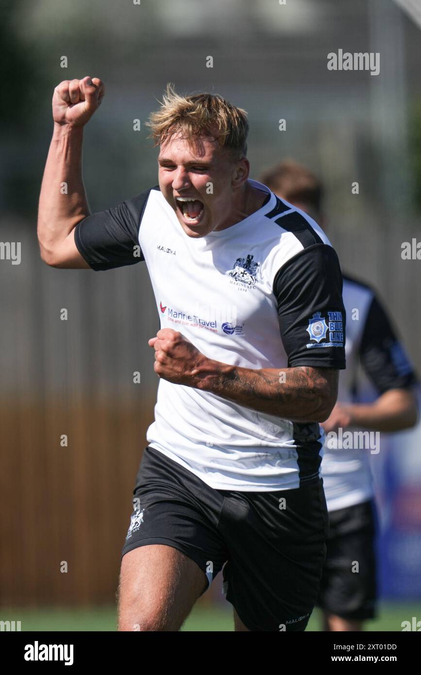 Marine v Oxford City 10th August 2024. The Marine Travel Arena.Rossett ...