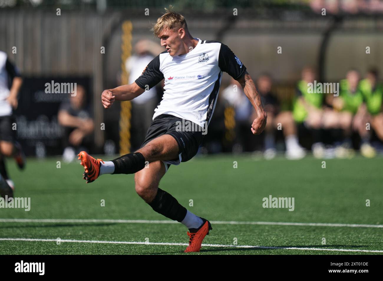 Marine v Oxford City 10th August 2024. The Marine Travel Arena.Rossett ...