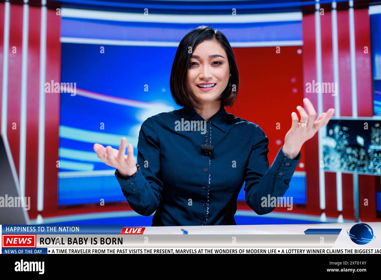 Journalist gives royal family update live on television channel ...