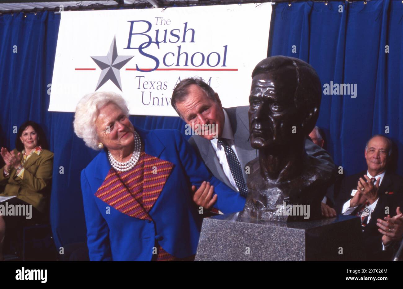 College Station Texas USA, September 10, 1997: Former U.S. President ...