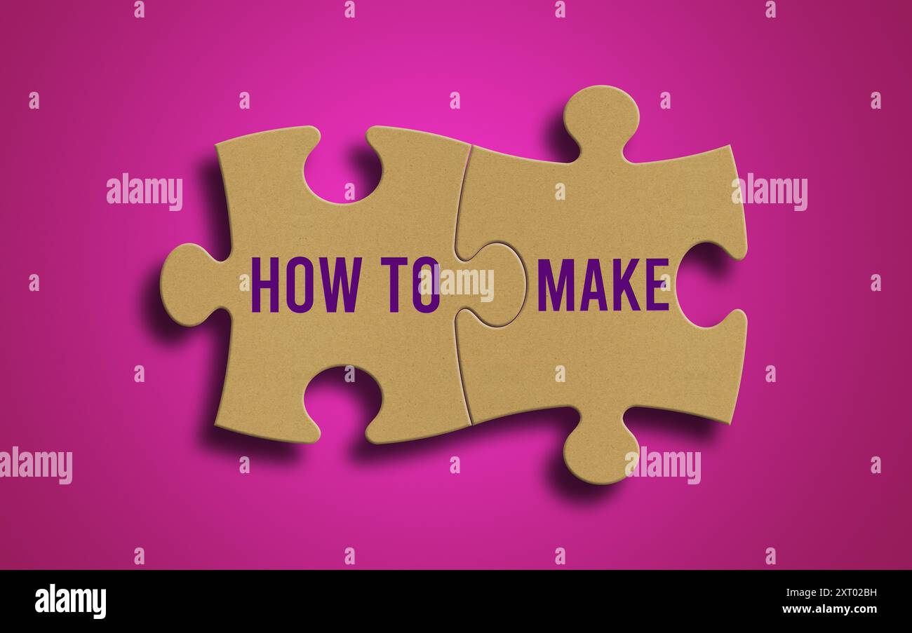 How to make question. Puzzle concept Stock Photo - Alamy