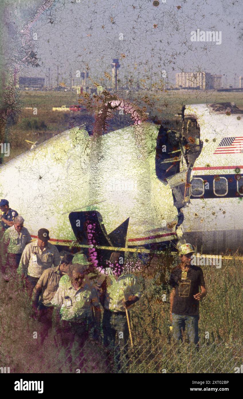 Delta Airlines Flight 1141 crashed August 31, 1988 at DFW Airport ...
