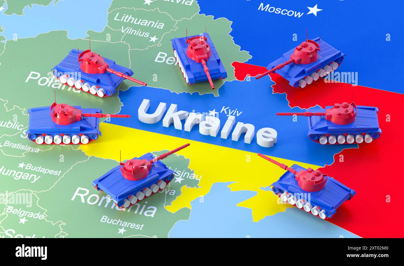 Russia Ukraine war background Stock Photo - Alamy