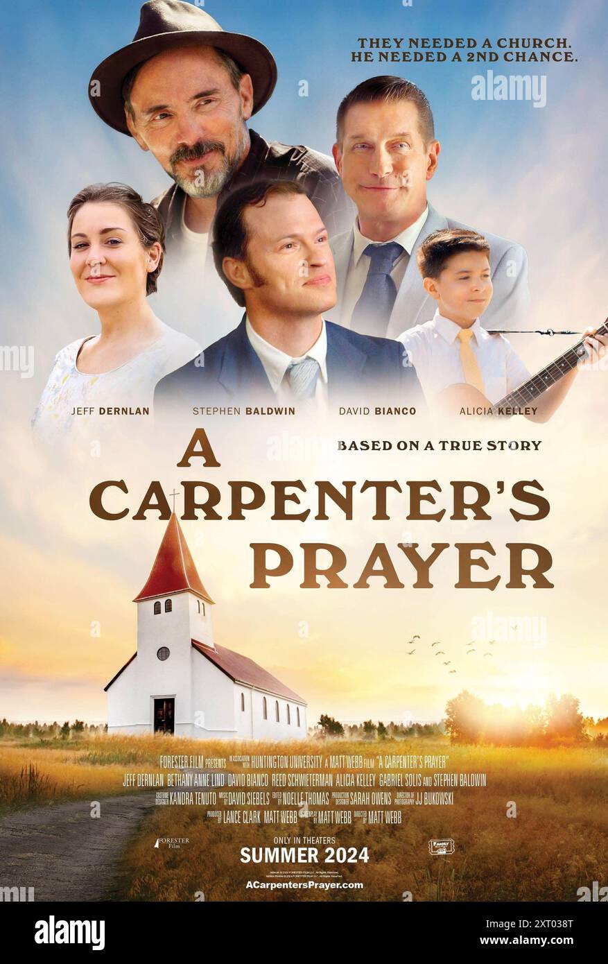A CARPENTER'S PRAYER, poster, from left: Alicia Kelley, Jeff Dernlan ...