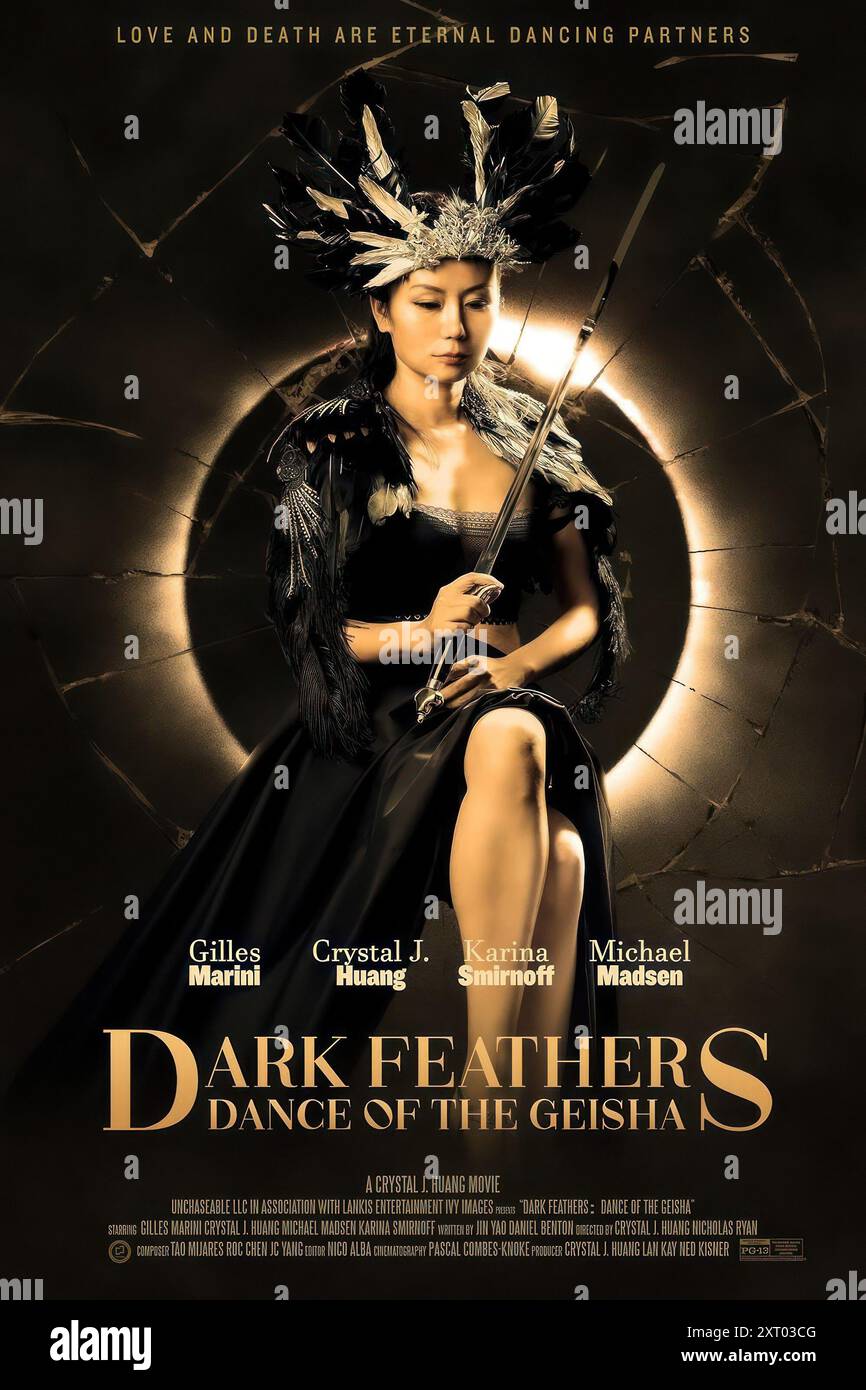 DARK FEATHERS: DANCE OF THE GEISHA, US poster, Crystal J. Huang, 2024 ...