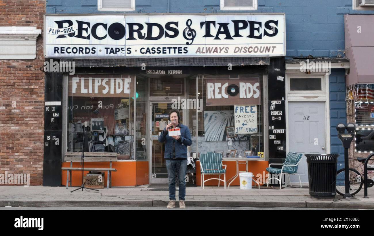 FLIPSIDE, director Christopher Wilcha, at Flipside Records, New Jersey ...