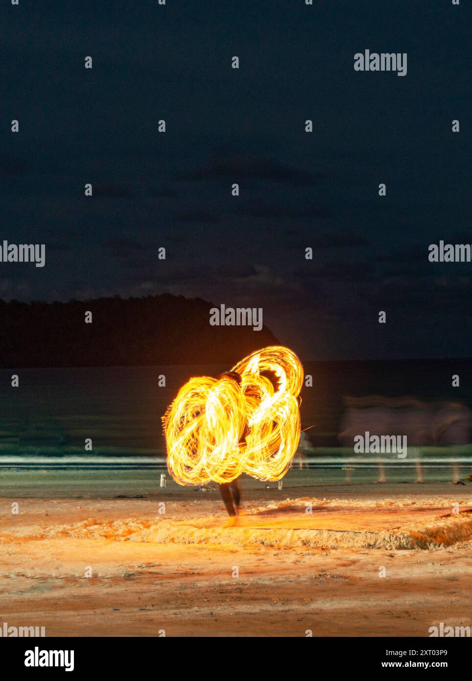 Fire artists perform spectacular and thrilling manoeuvres,fire ...