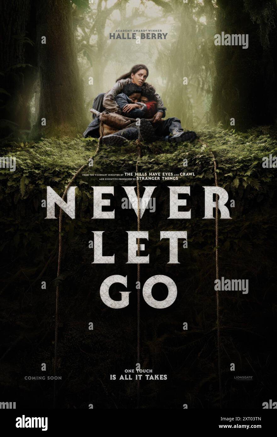 NEVER LET GO, advance poster, top: Halle Berry, bottom from left ...