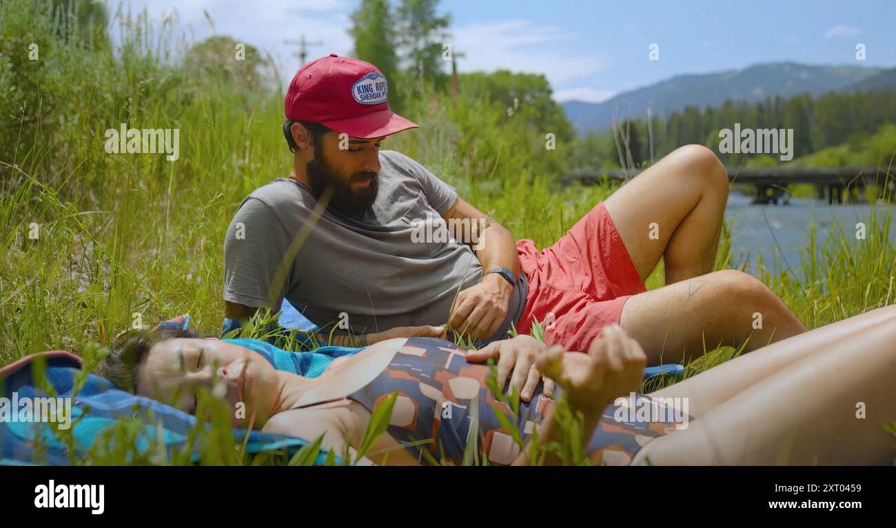 PEAK SEASON, from top: Derrick Joseph DeBlasis, Claudia Restrepo, 2023. © Entertainment Squad ...