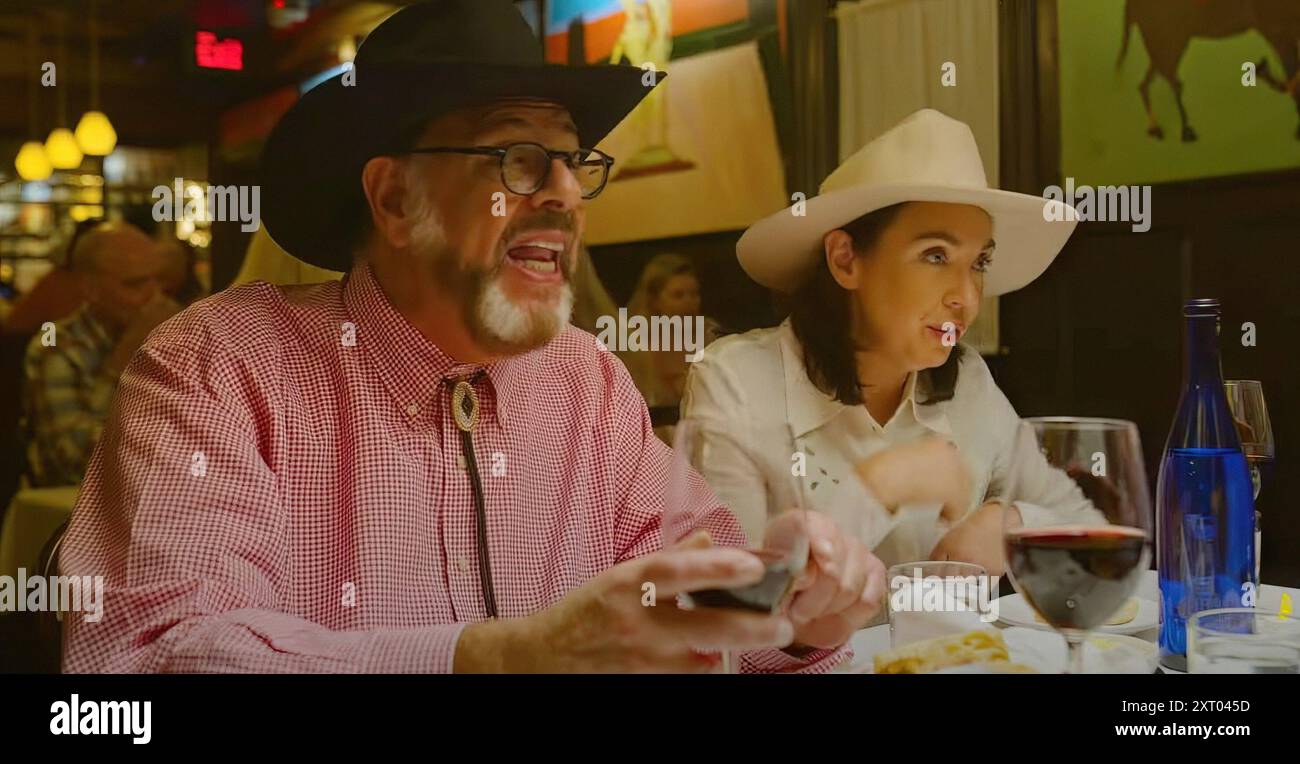 PEAK SEASON, from left: Fred Melamed, Stephanie Courtney, 2023 ...
