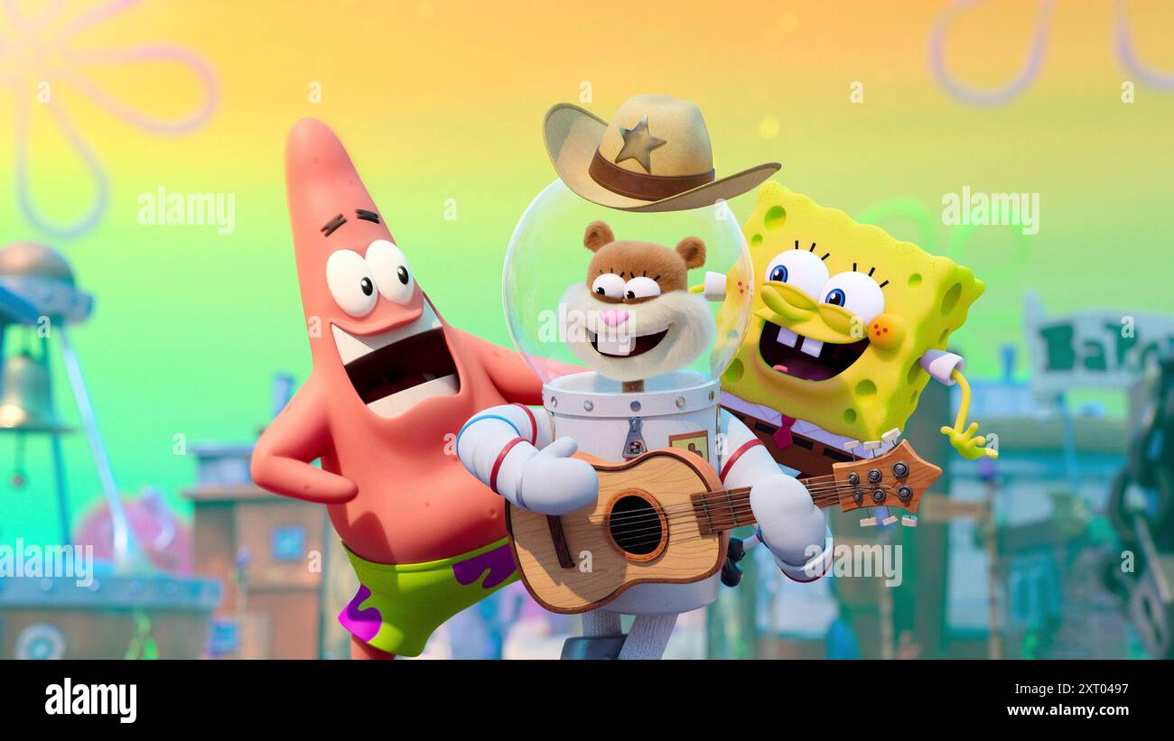 SAVING BIKINI BOTTOM: THE SANDY CHEEKS MOVIE, from left: Patrick (voice: Bill Fagerbakke), Sandy ...
