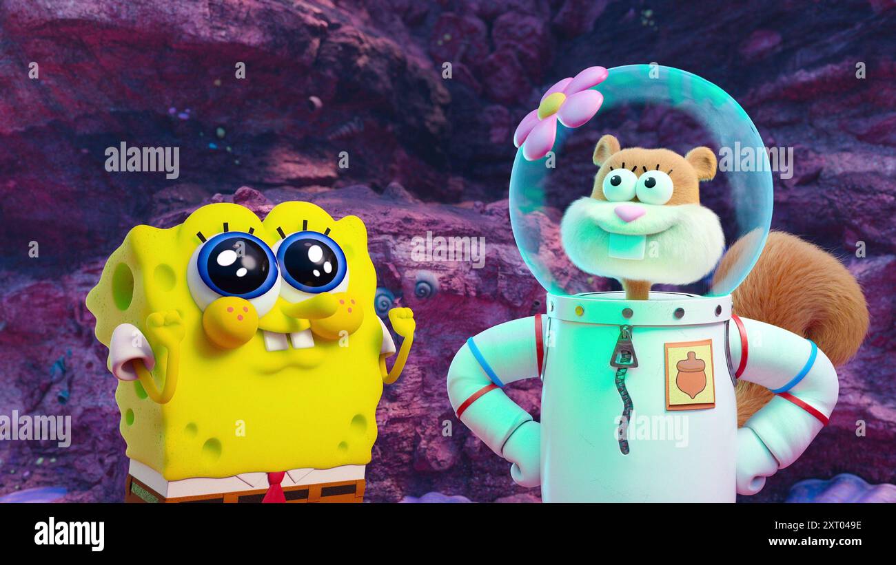 SAVING BIKINI BOTTOM: THE SANDY CHEEKS MOVIE, from left: SpongeBob ...