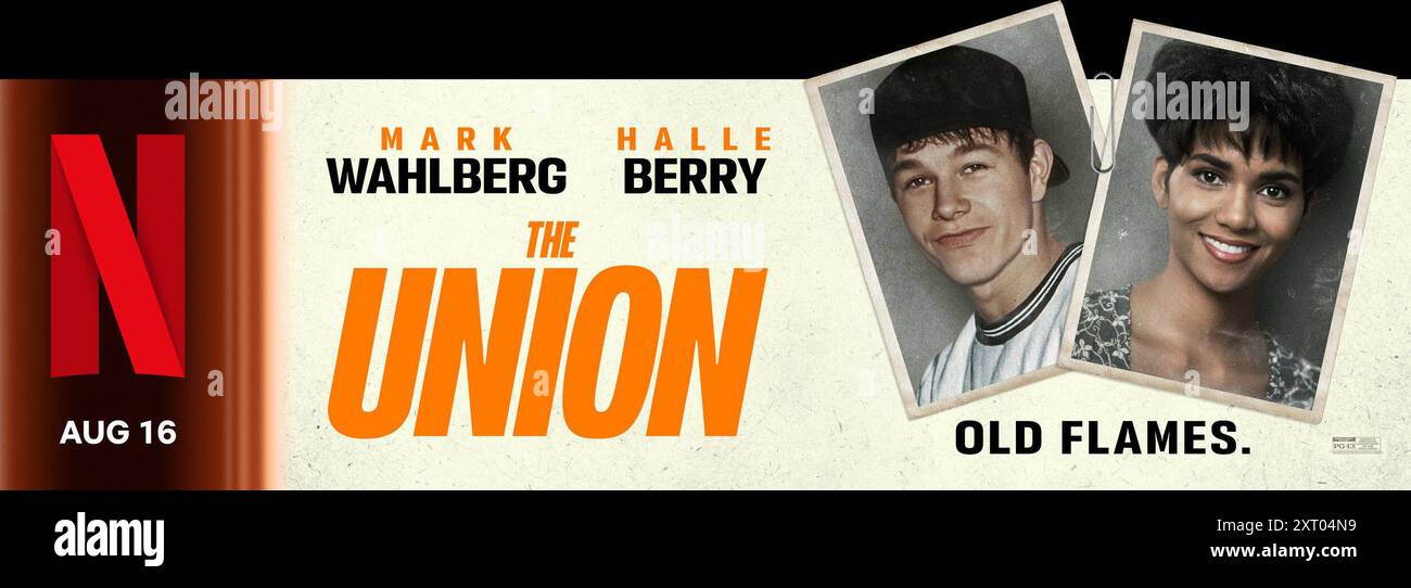 THE UNION, US poster, from left: Mark Wahlberg, Halle Berry, 2024 ...