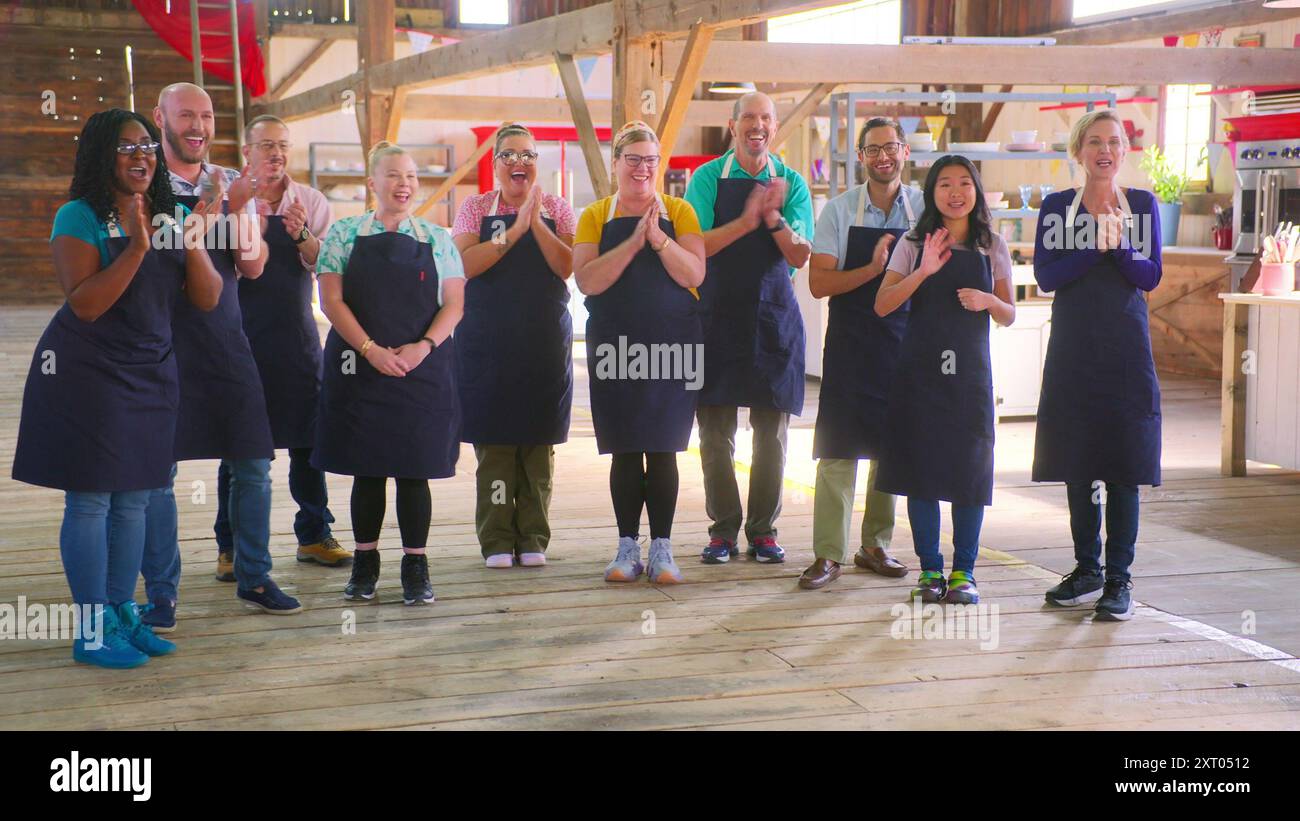 BLUE RIBBON BAKING CHAMPIONSHIP, from left: contestants Kim, Nathan ...