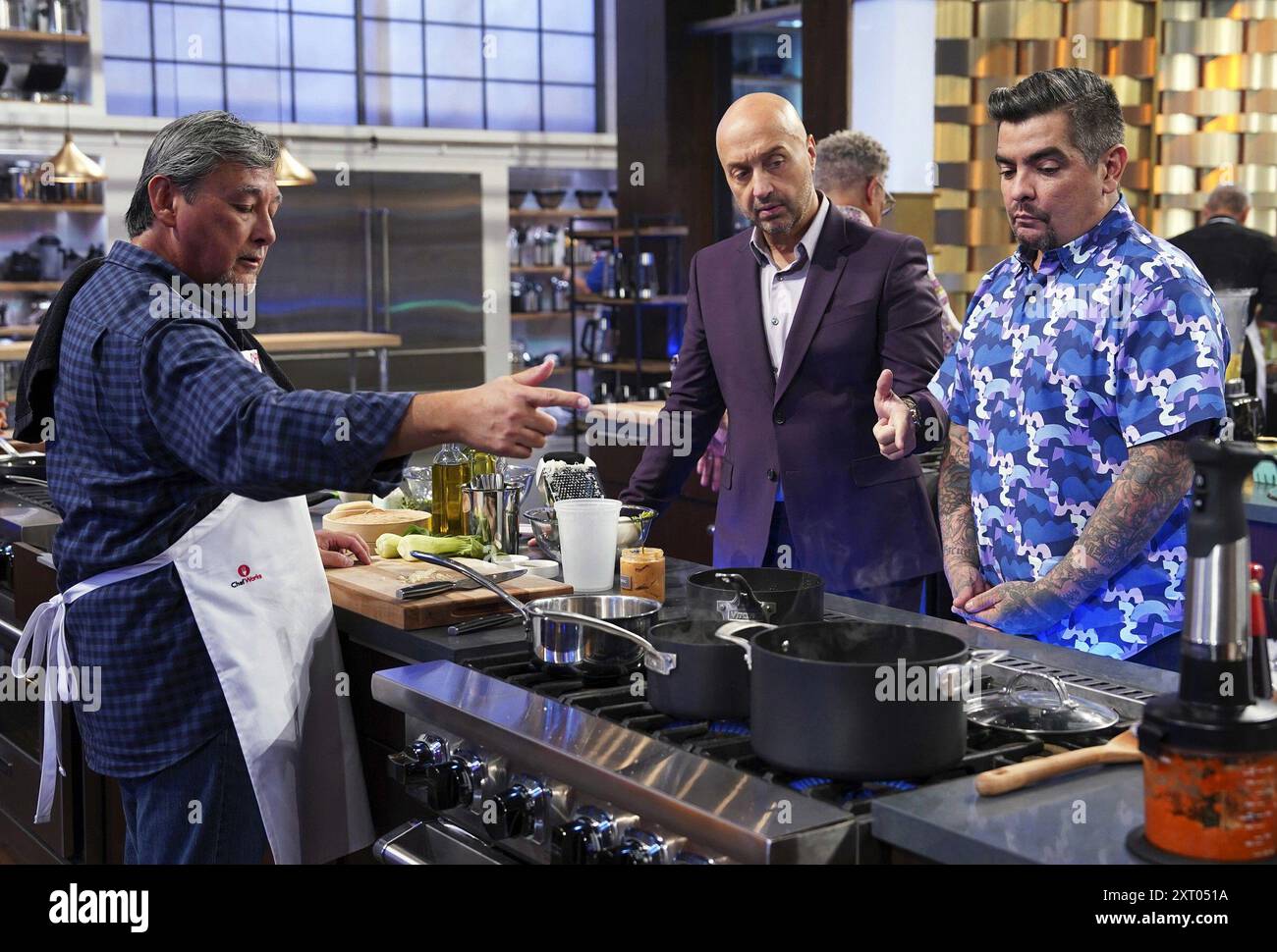 MASTERCHEF, from left: contestant Christopher Walinski, judges Joe ...