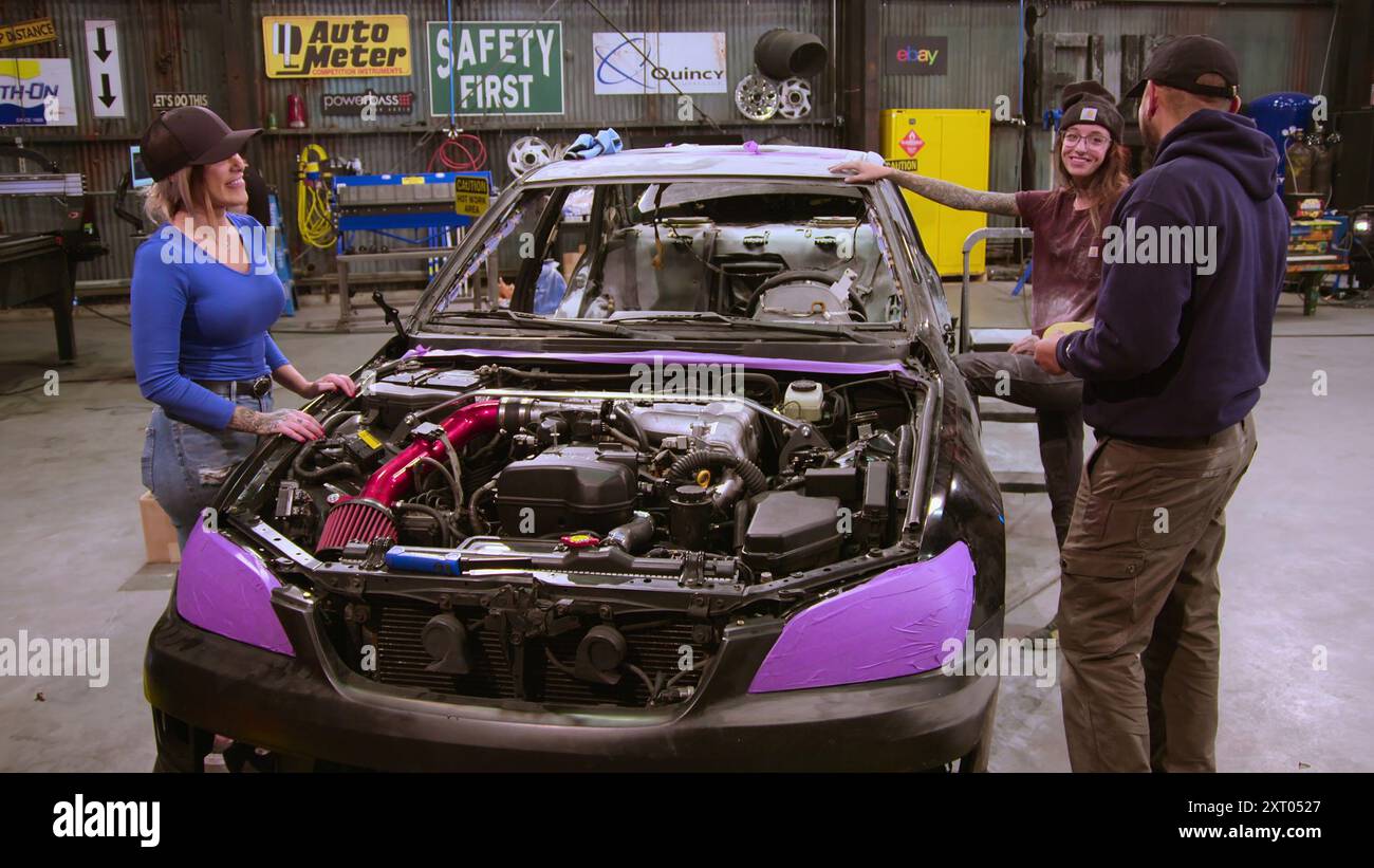 RESURRECTED RIDES, from left: Shayna Guy, Lacey Blair, Lexus', (Season ...