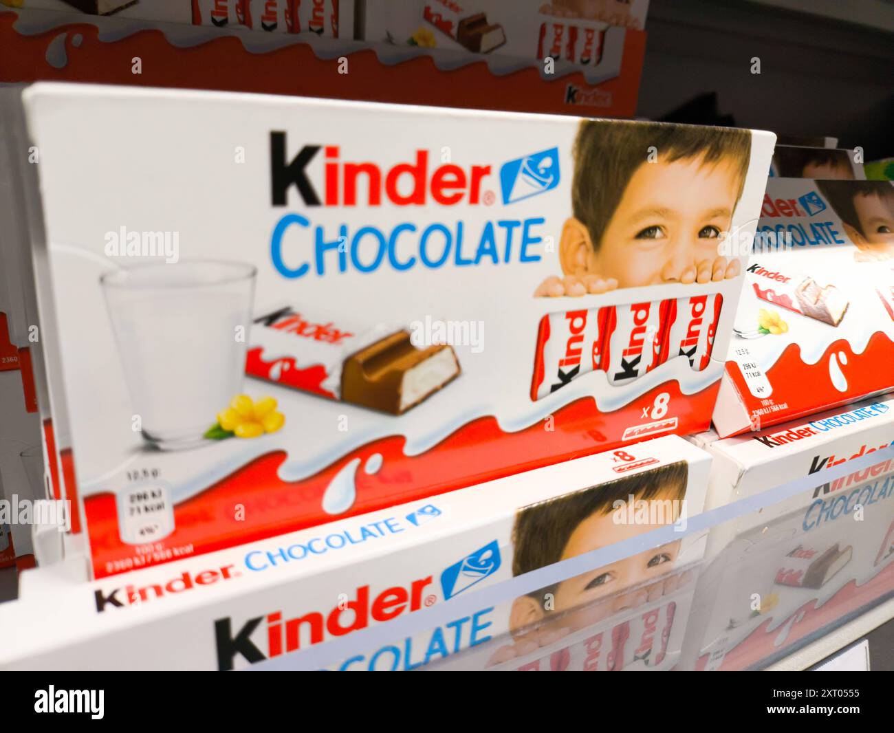 Bavaria, Germany - August 12, 2024: Kinder Chocolate children s ...