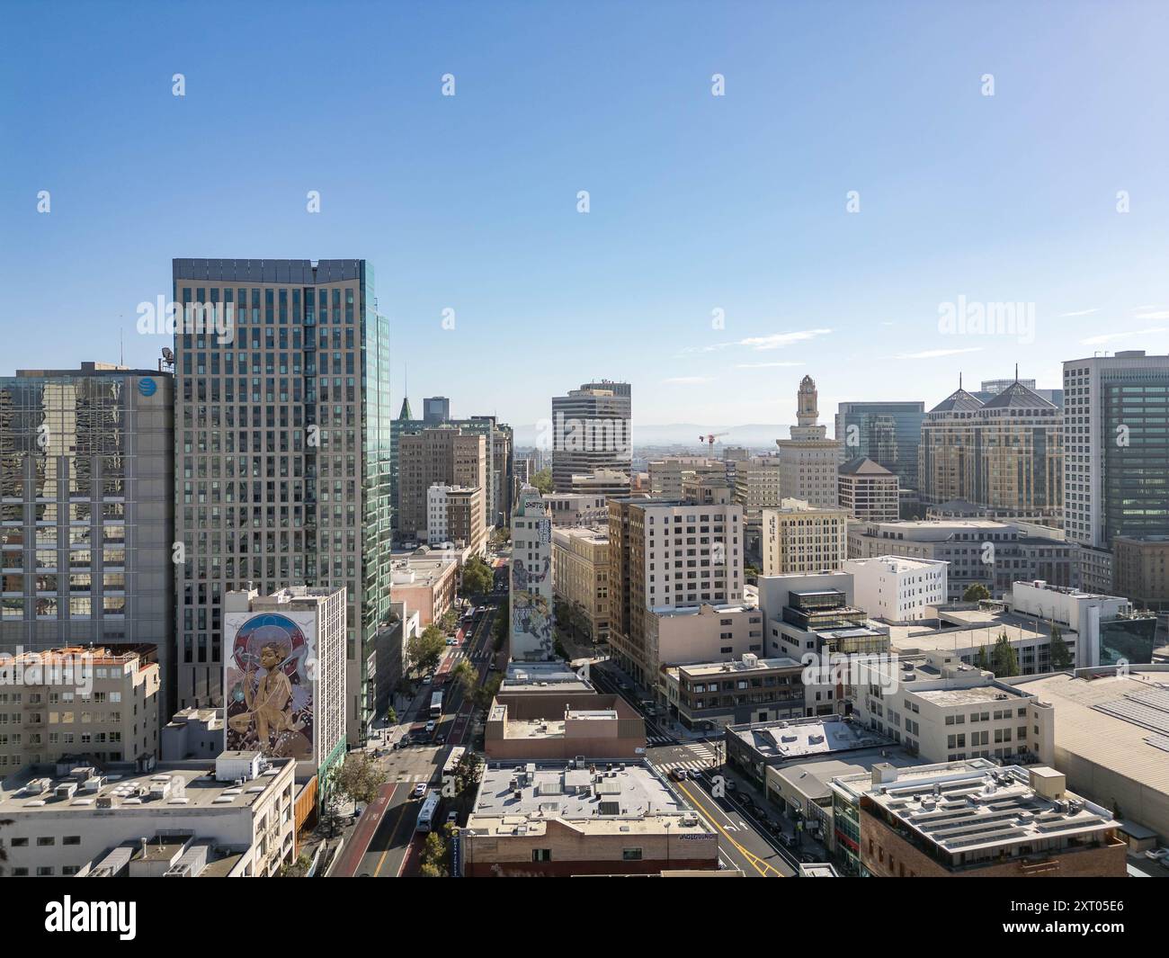 Drone photos over Downtown Oakland, California Stock Photo - Alamy