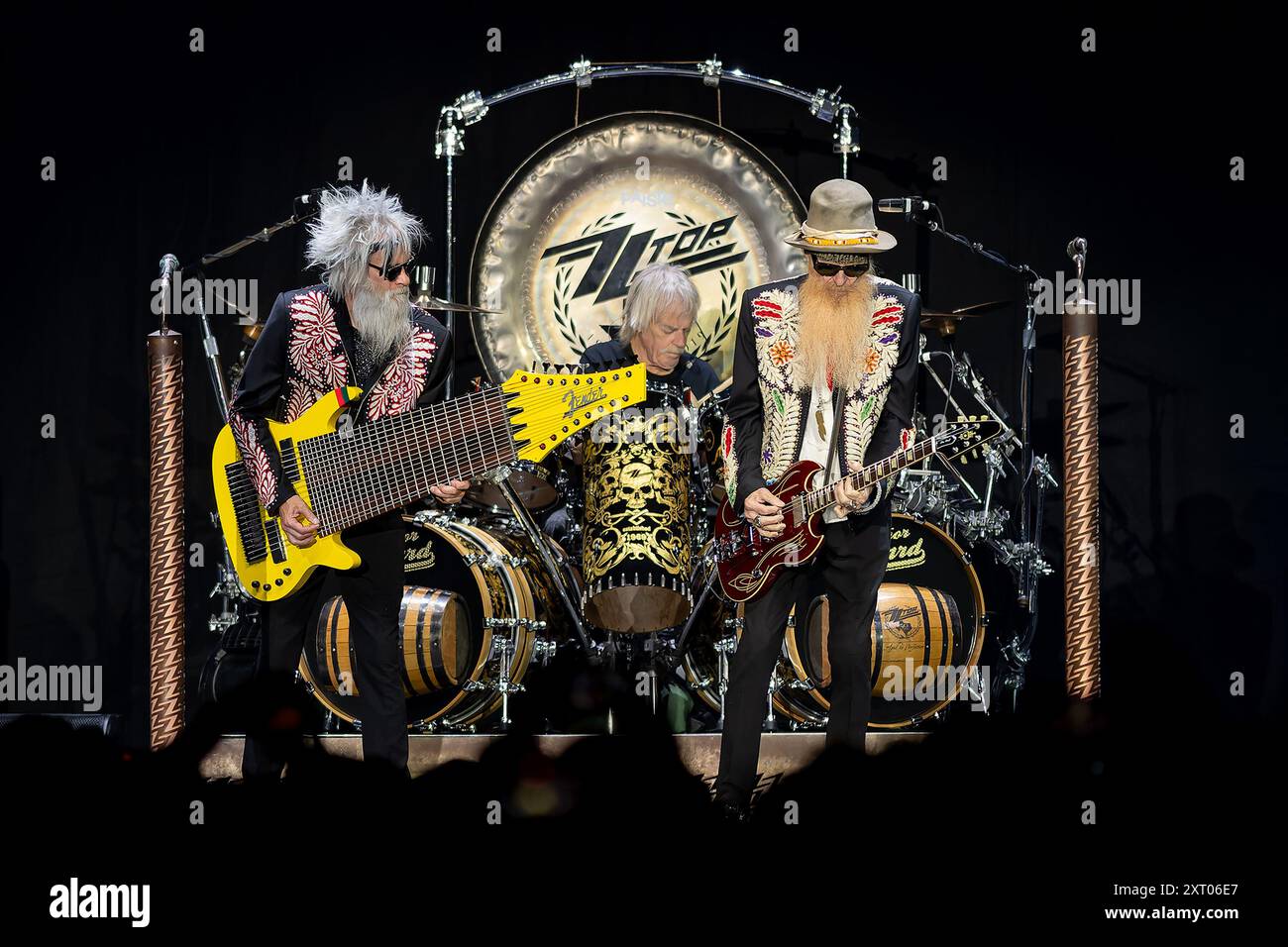 LONDON, ENGLAND: ZZ Top perform during their only UK show of 2024 at ...