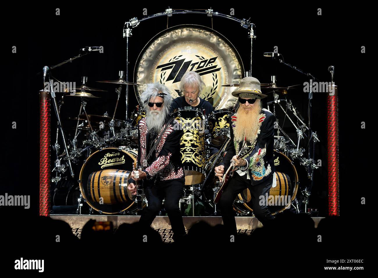 LONDON, ENGLAND: ZZ Top perform during their only UK show of 2024 at ...