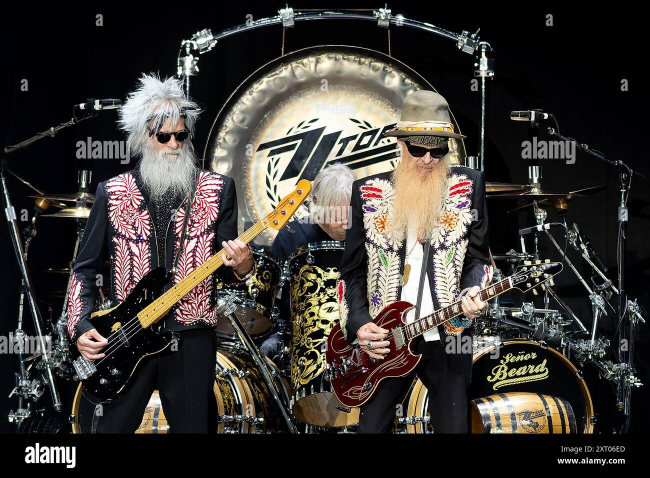 LONDON, ENGLAND: ZZ Top perform during their only UK show of 2024 at ...