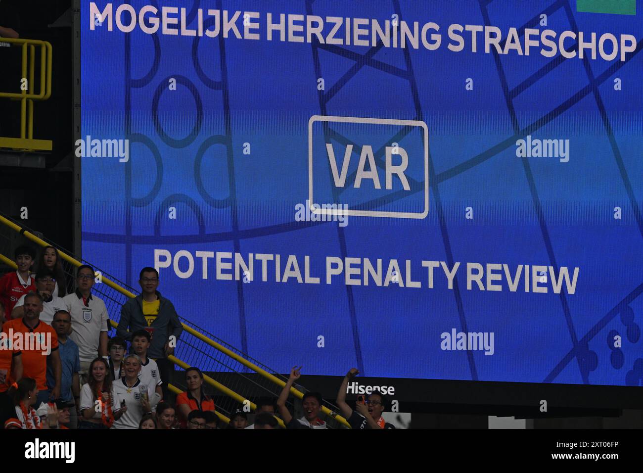 VAR in action during the UEFA 2024 EUROÕs Semi final match between ...