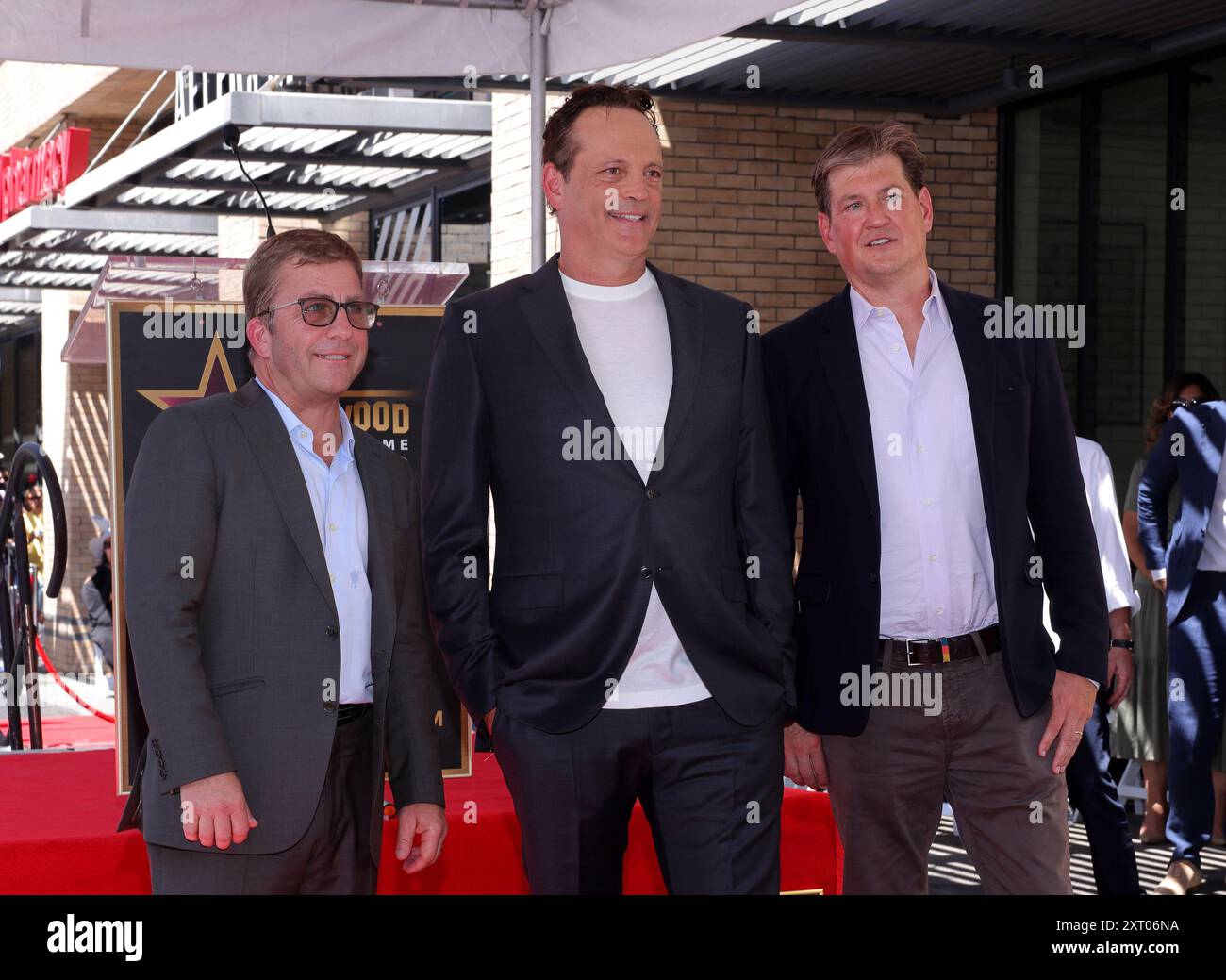 Los Angeles, United States. 12th Aug, 2024. Actor Vince Vaughn is ...