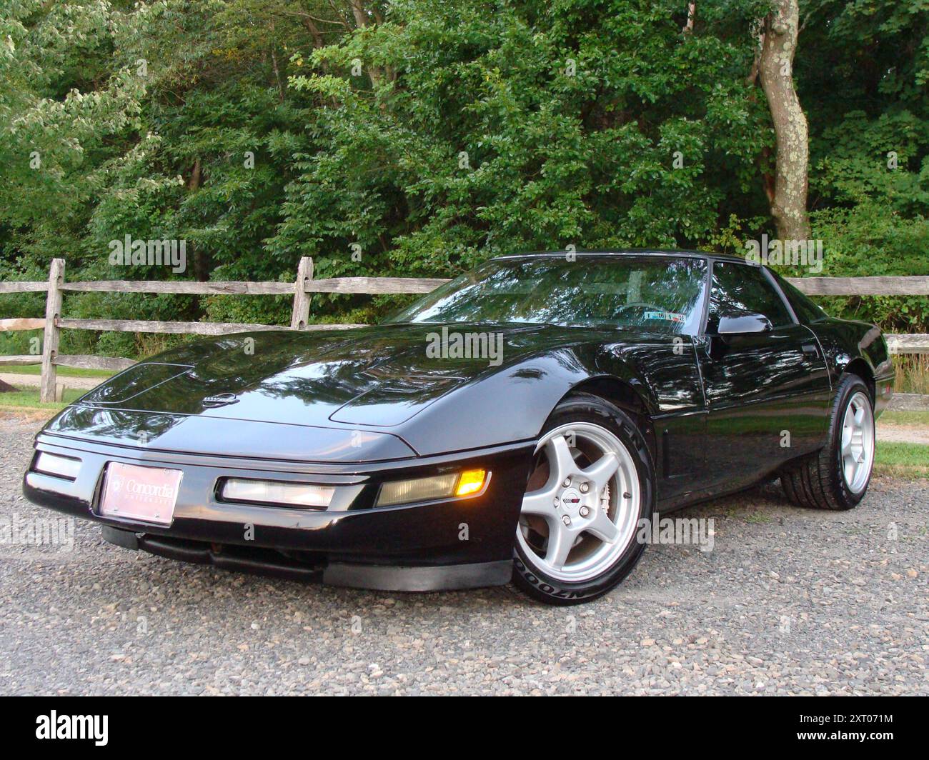 1995 black chevy c4 corvette hi-res stock photography and images - Alamy