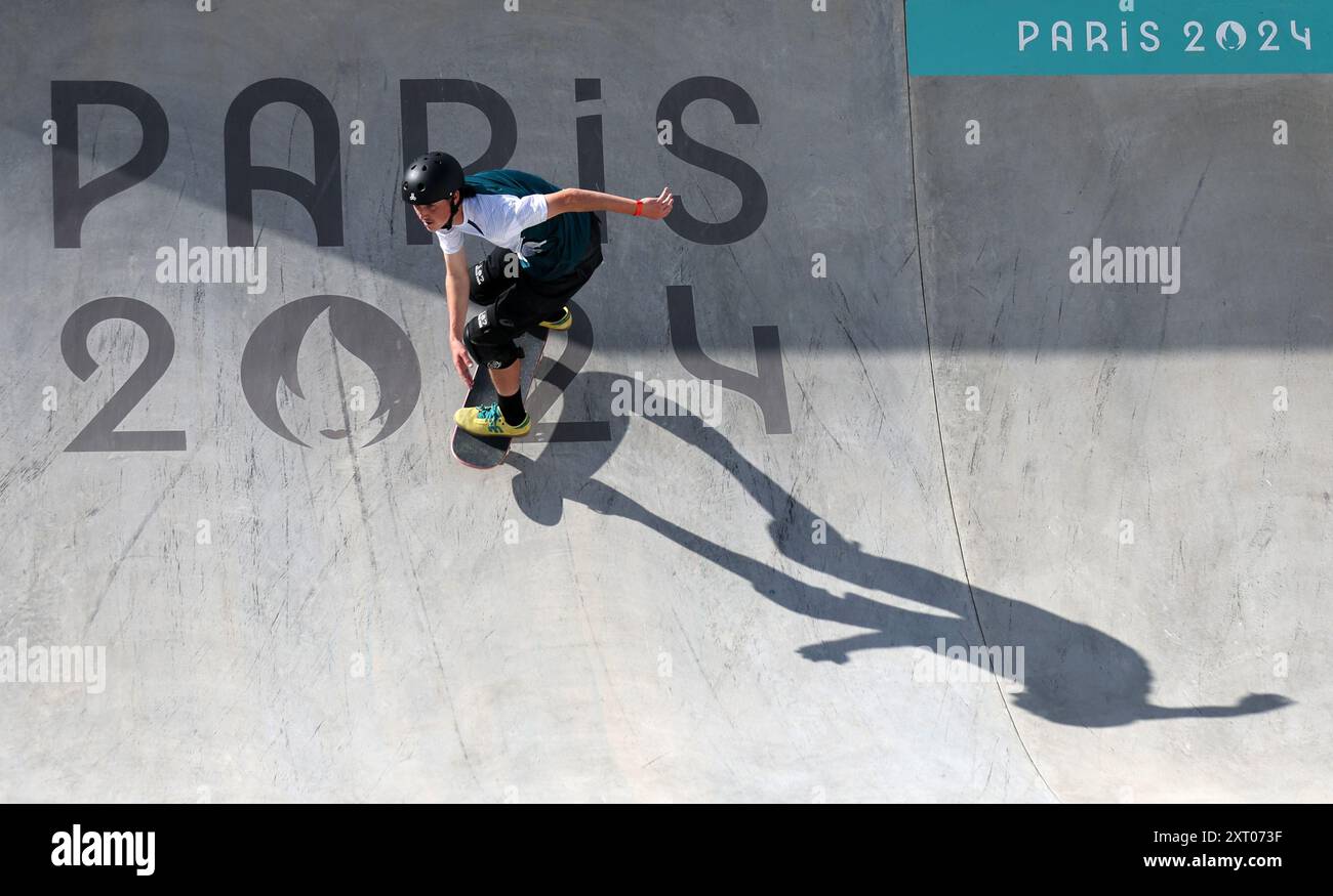 PARIS, FRANCE - AUGUST 07: Keefer Wilson of Team Australia compets ...