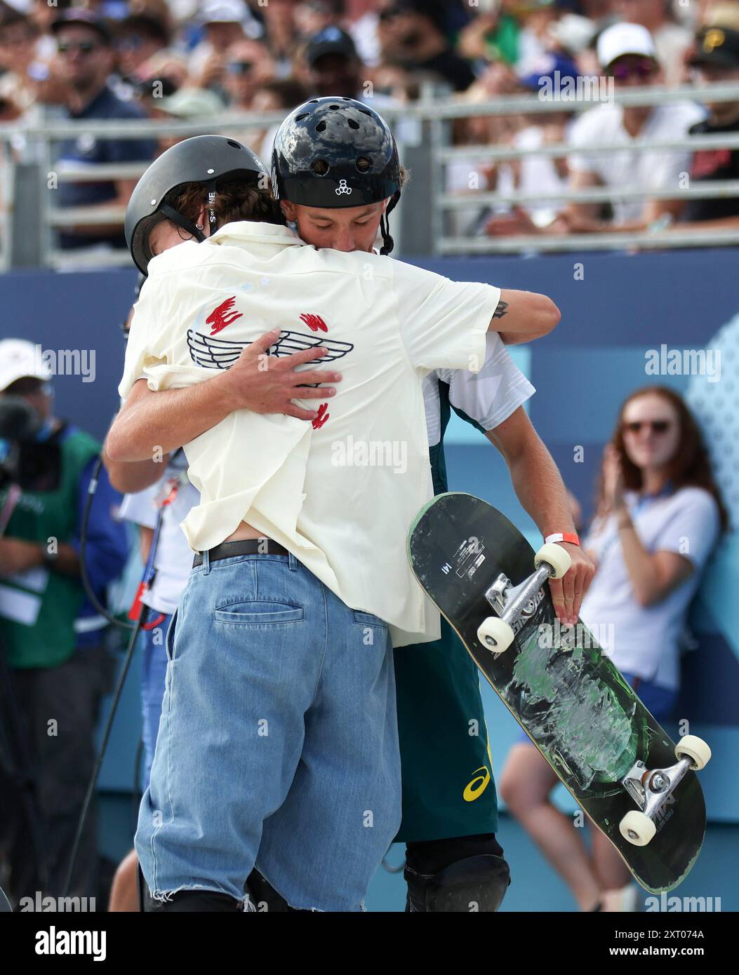 PARIS, FRANCE - AUGUST 07: Keegan Palmer of Team Australia compets ...