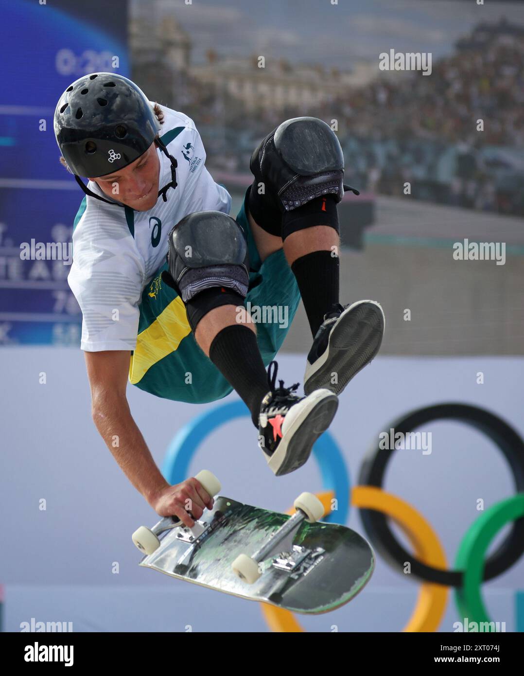 PARIS, FRANCE - AUGUST 07: Keegan Palmer of Team Australia compets ...