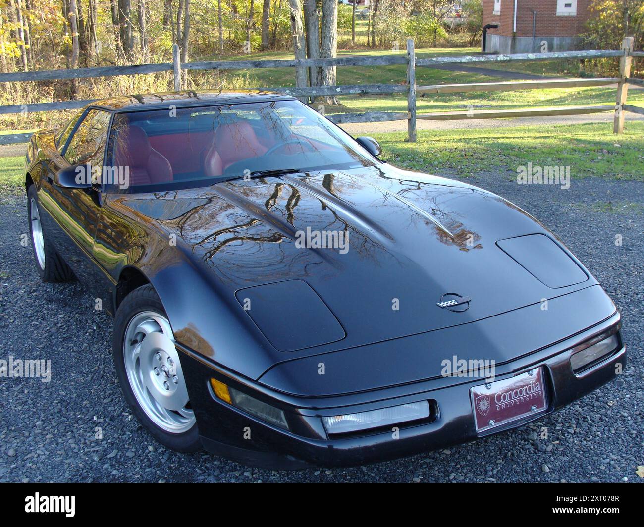 1995 black chevy c4 corvette hi-res stock photography and images - Alamy