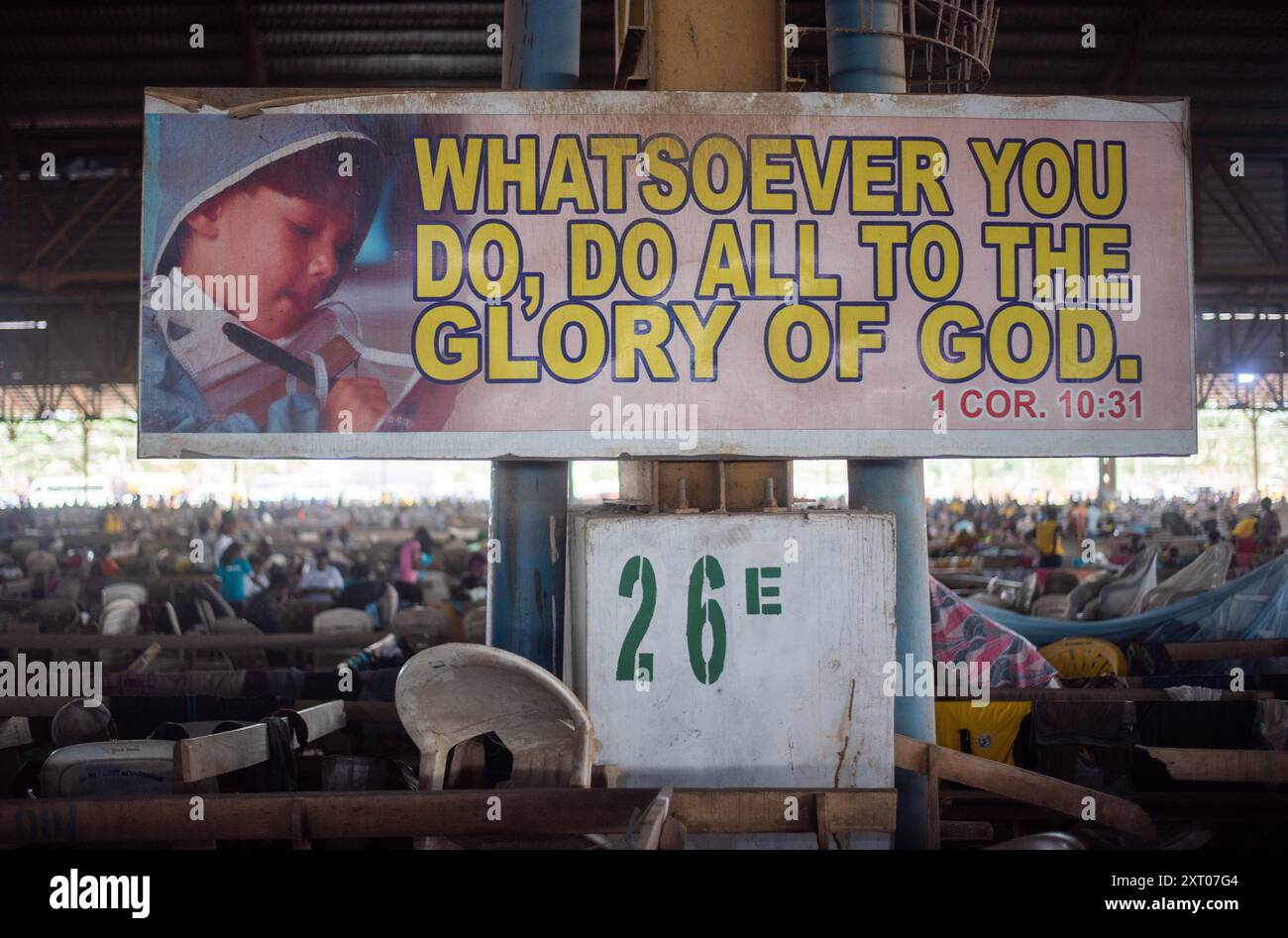 A bible verse display - 1 Cor 10 vs 31 during the annual convention of ... A bible verse display - 1 Cor 10 vs 31 during the annual convention of ...
