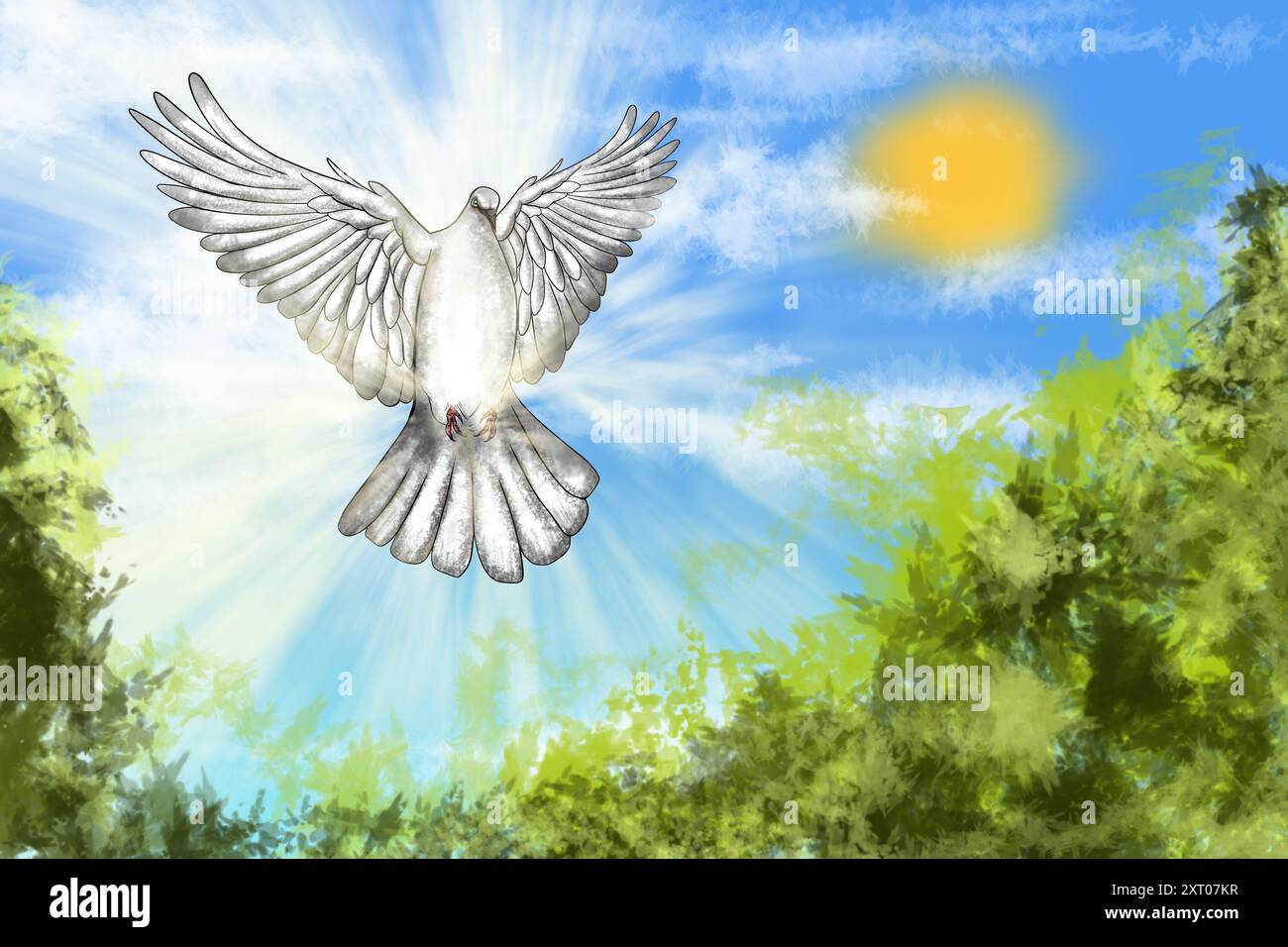 White Dove Holy Spirit Tattoo 15+ Thousand Dove Holy Spirit