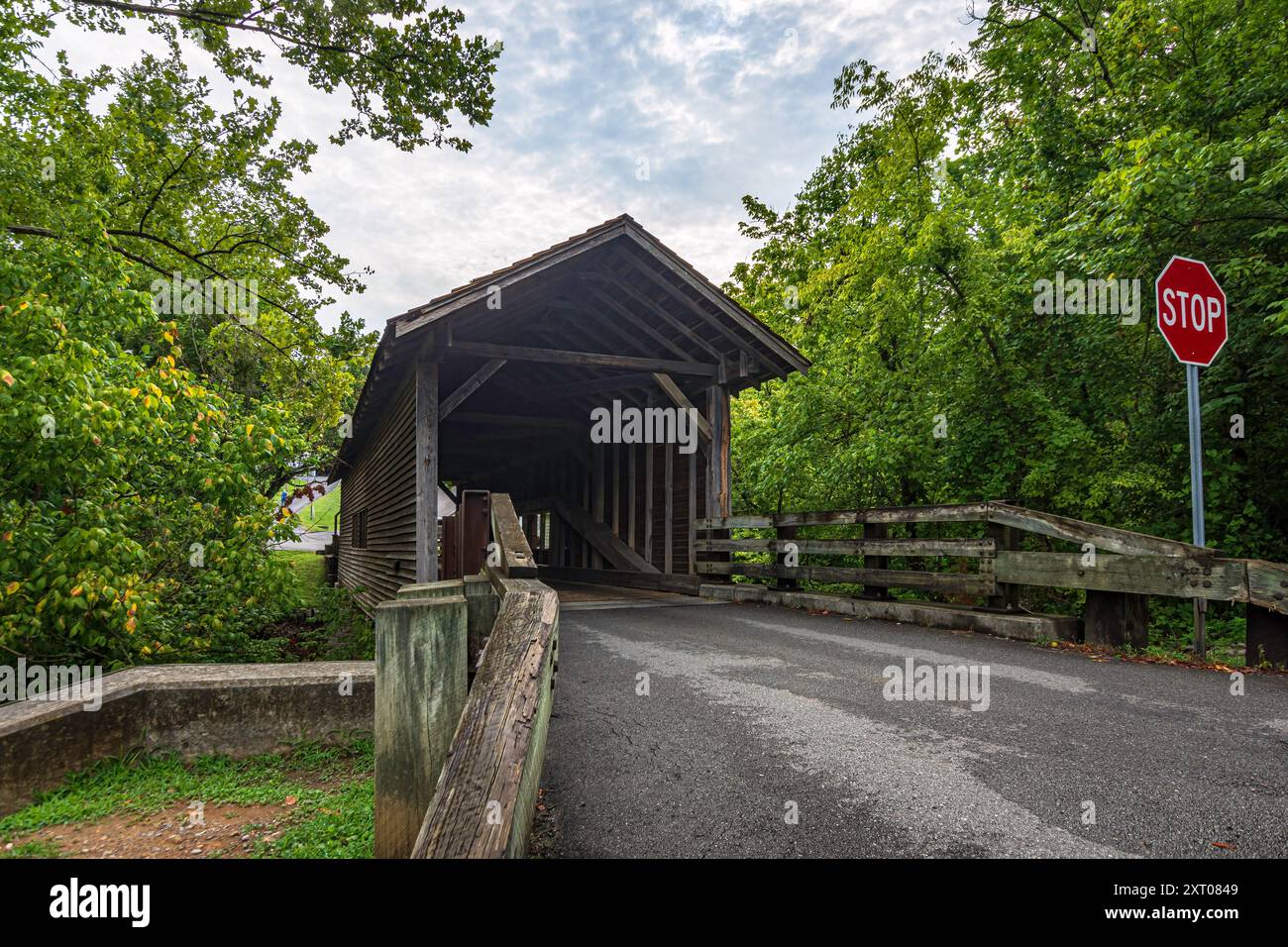 Sevierville, Tennessee, USA- July 23, 2024: Back view of the Harrisburg ...