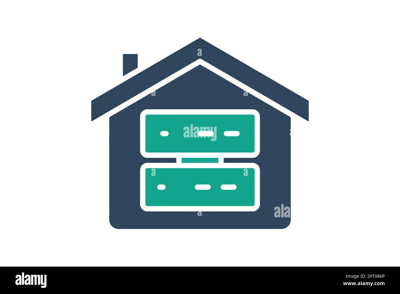 Data warehouse icon. house with big data. icon related to store. solid ... Data warehouse icon. house with big data. icon related to store. solid ...