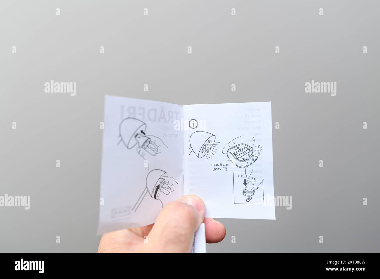 Paris, France - May 21, 2024: Step-by-step instructions for installing ...