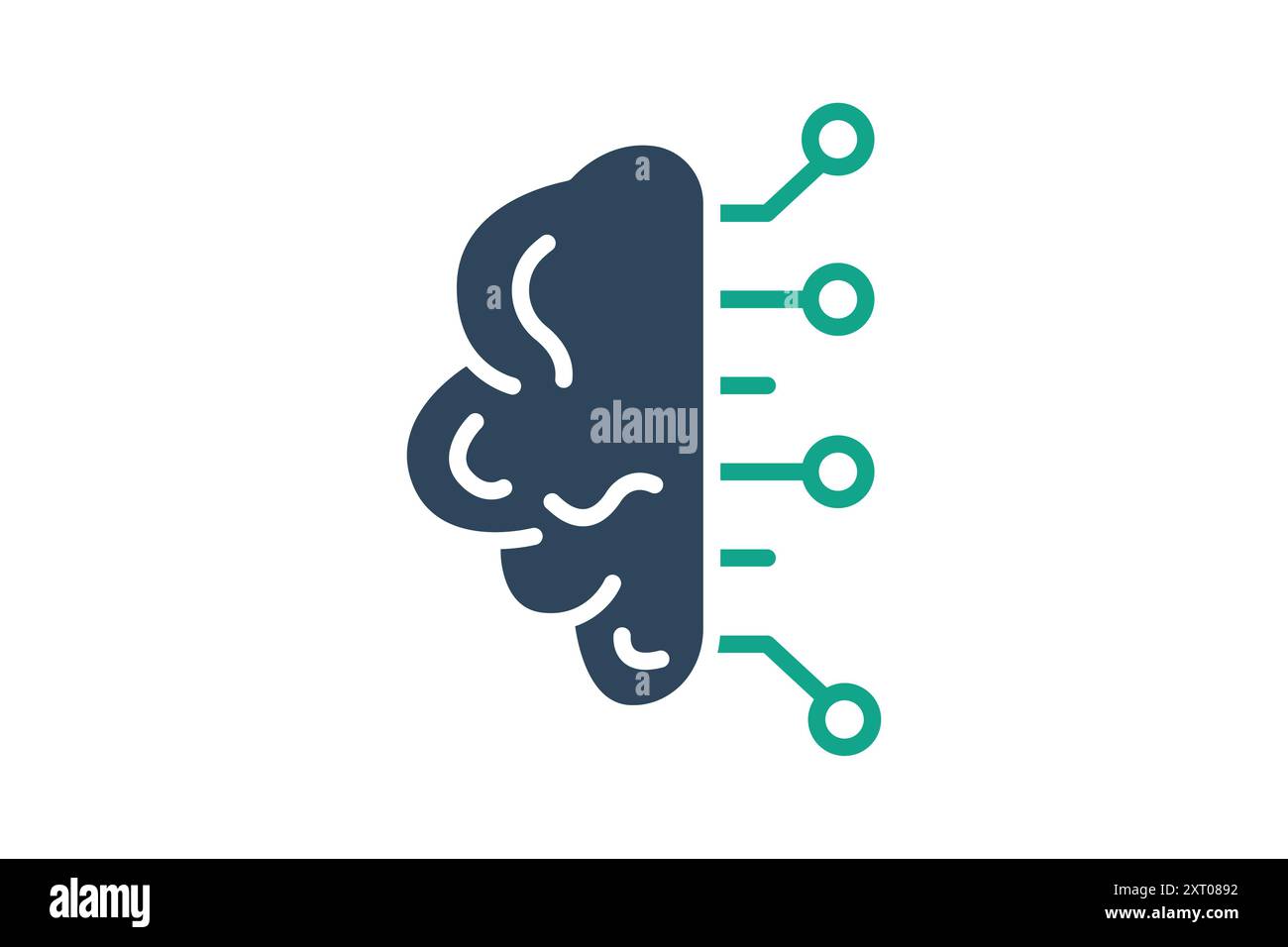 Business intelligence icon. icon related to technology. solid icon style. data analytics ...