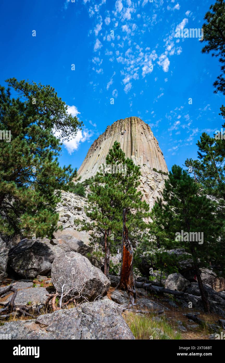 Devils Tower Wyoming Loop Stock Photo - Alamy