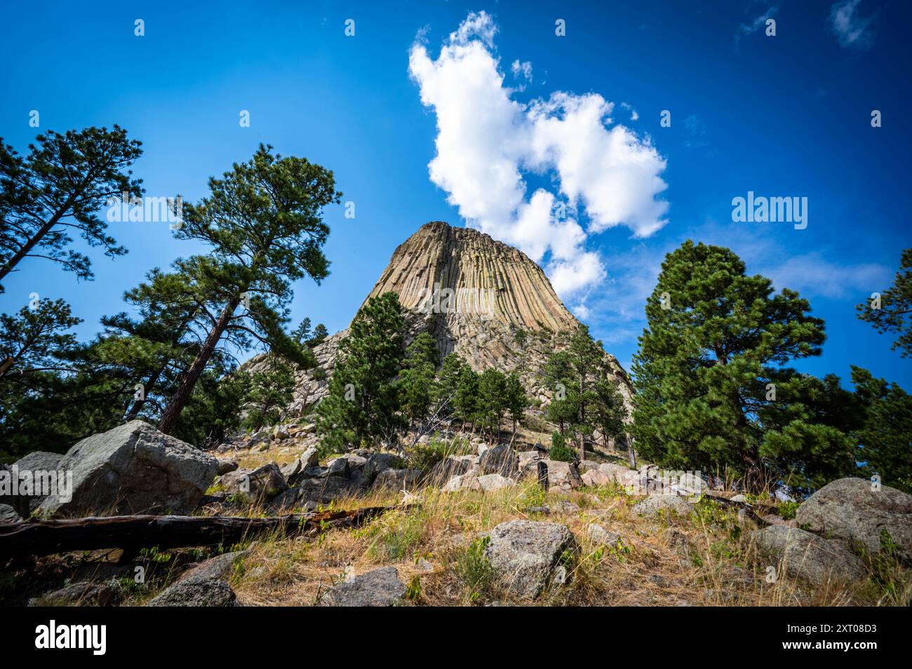 Devils Tower Wyoming Loop Stock Photo - Alamy