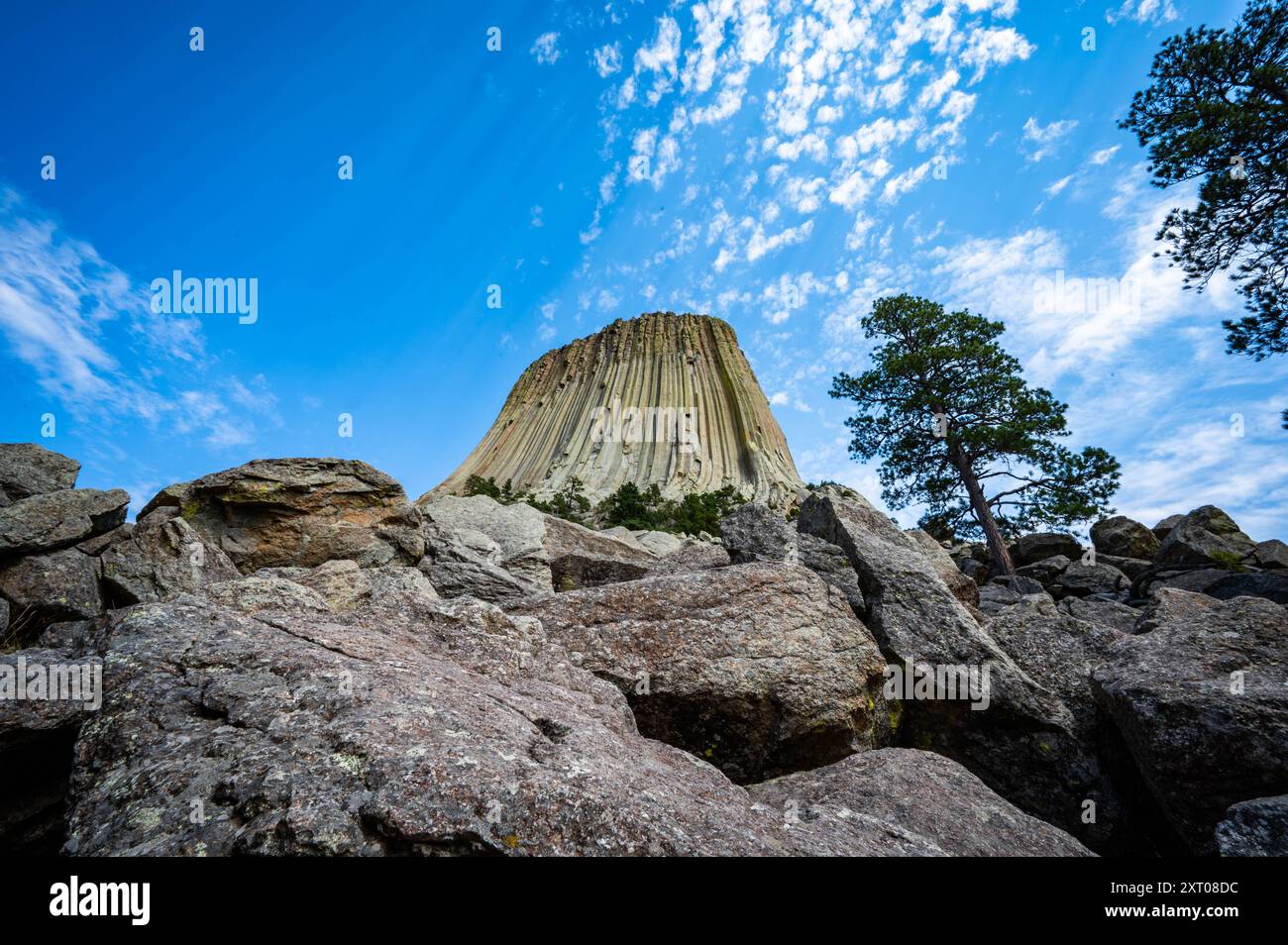 Devils Tower Wyoming Loop Stock Photo - Alamy