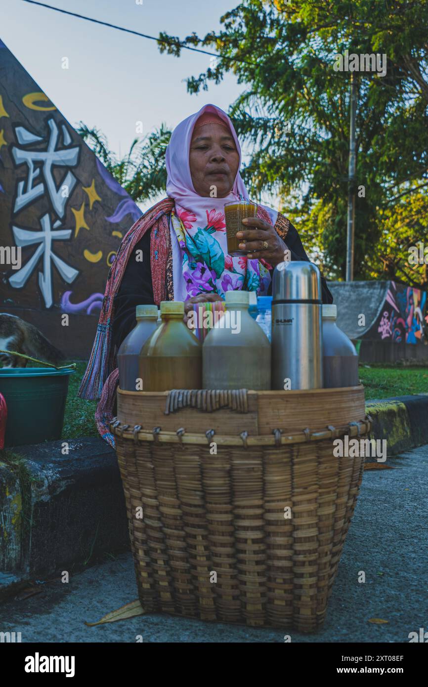 Balikpapan, Indonesia - August 1st, 2024. Jamu is a traditional herbal ...
