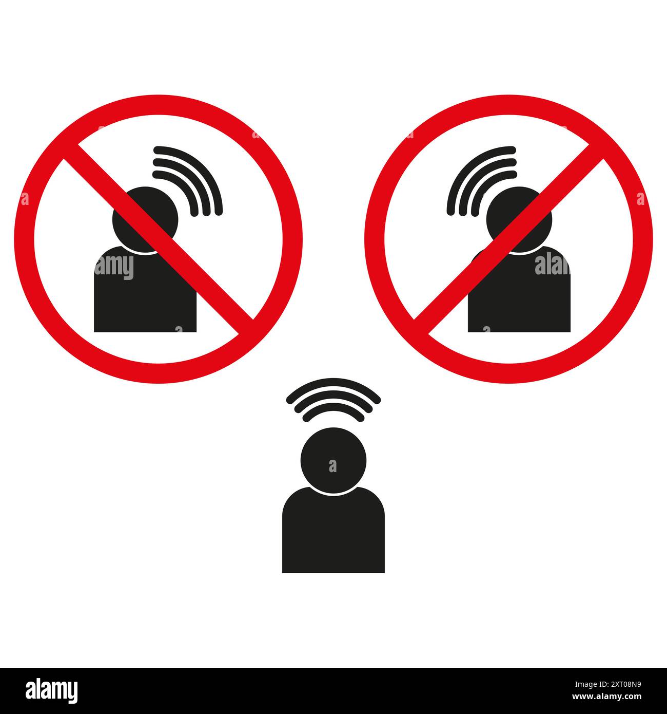 Wifi signal forbidden symbol hi-res stock photography and images - Alamy