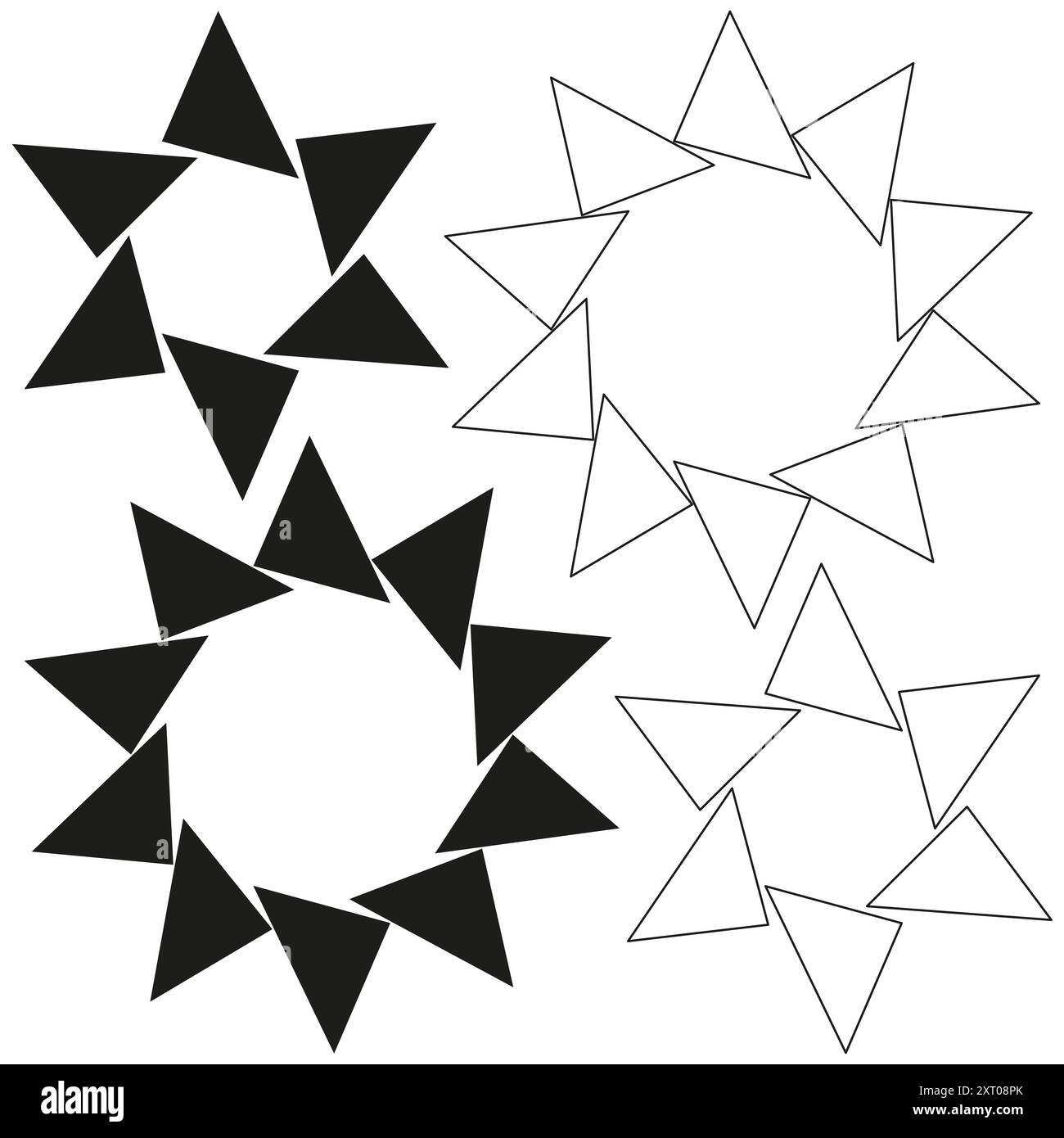 Abstract molecule icon. Simple black shapes. Scientific vector design ...