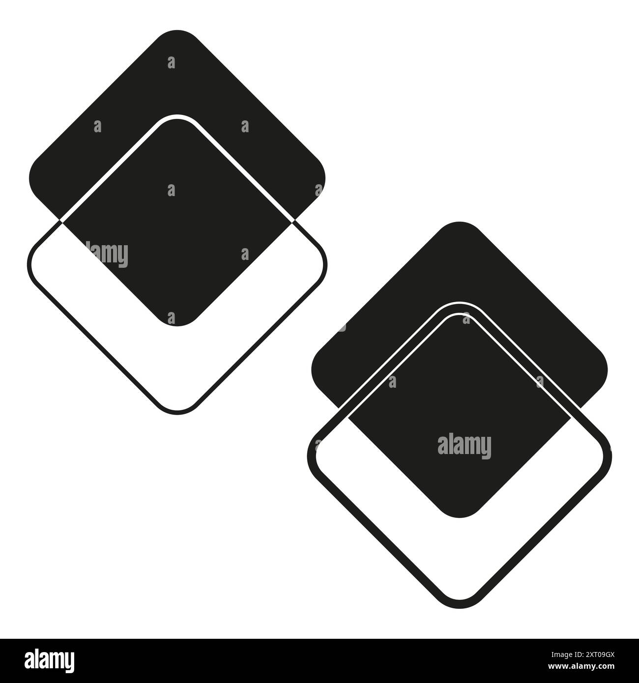 Black white squares optical illusion hi-res stock photography and ...