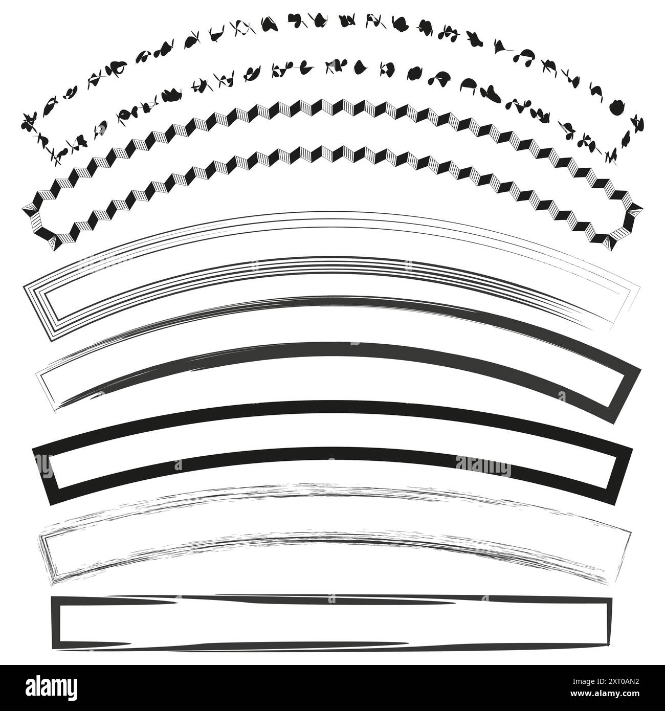 Curved borders hi-res stock photography and images - Alamy