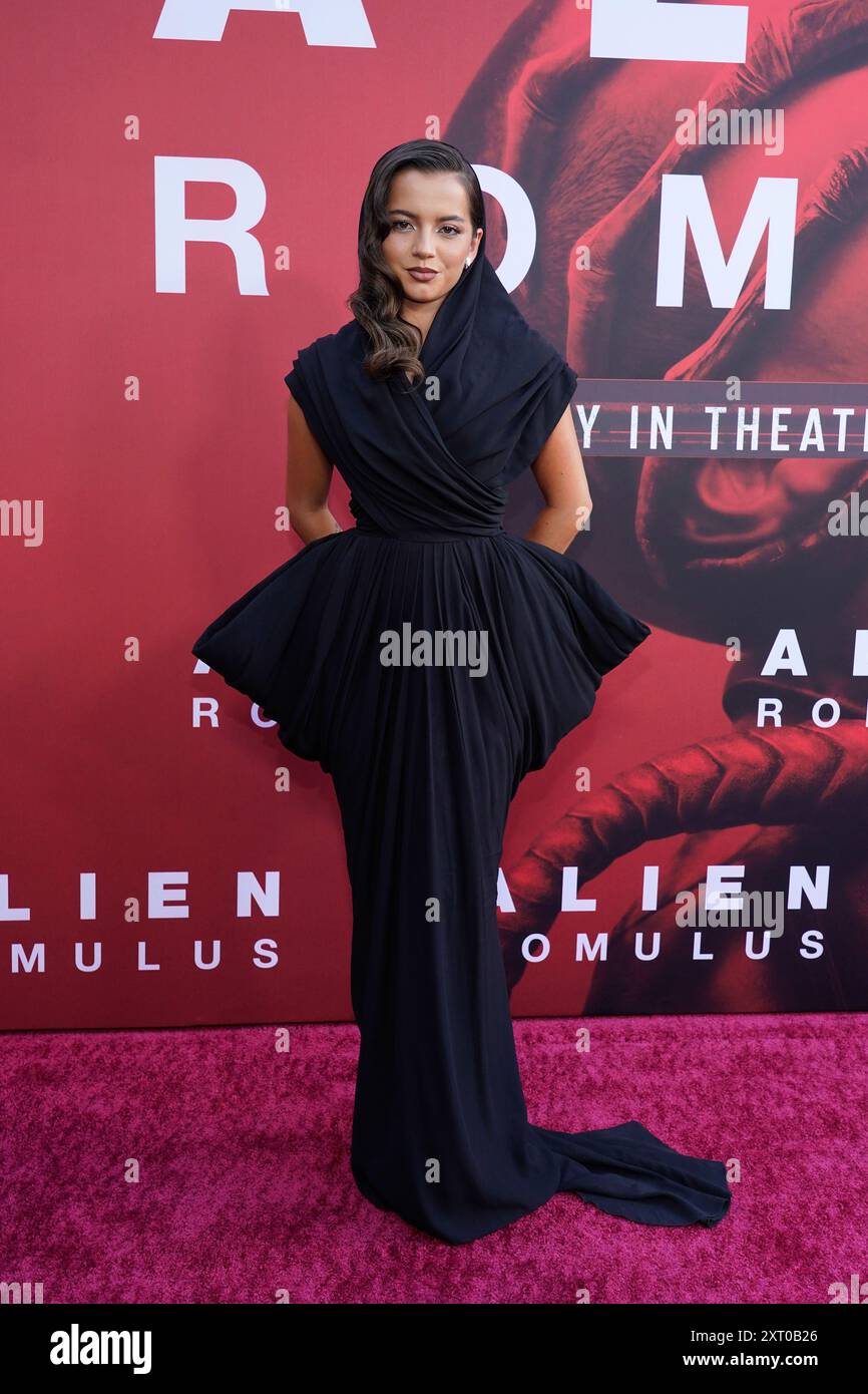 Isabela Merced arrives at the premiere of "Alien: Romulus" at the TCL ...